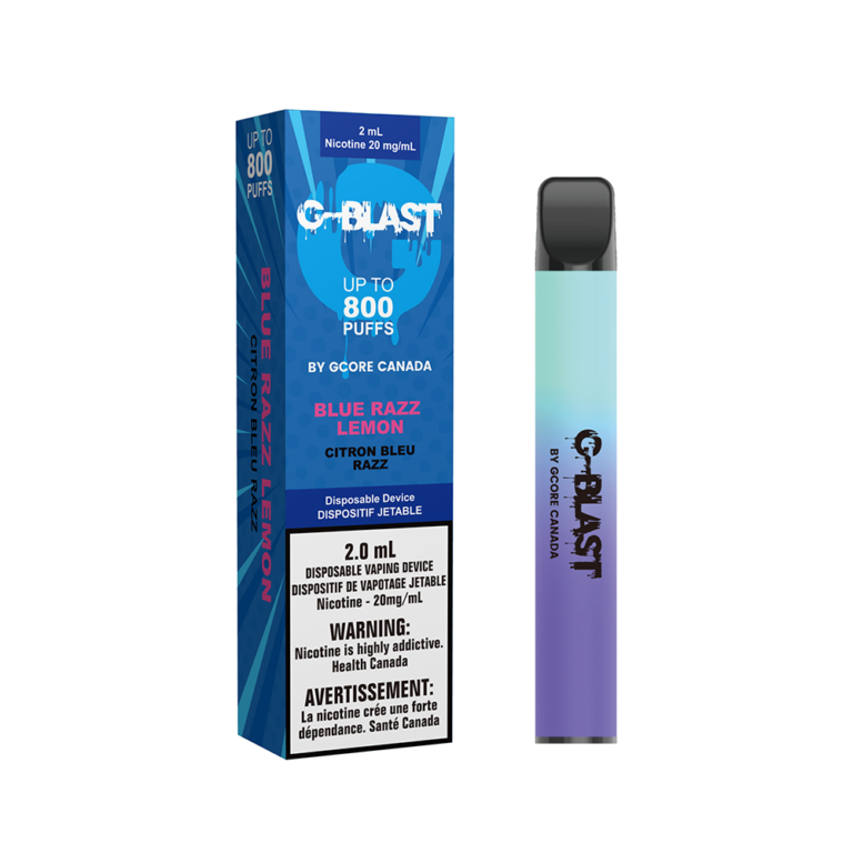G Blast 800 Blue Razz Lemon 2.0ml (20mg/mL) (Excise Tax Included ...