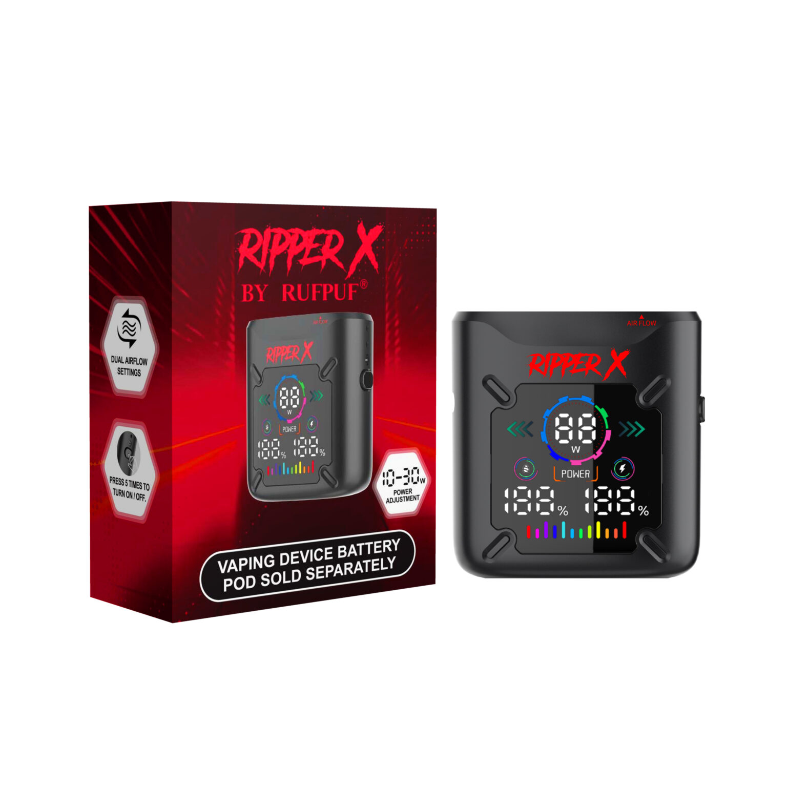 Ripper X Batteries and Pods – GCORE VAPE